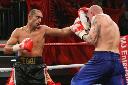 Kreshnik Qato Redblack Shorts Defeats Terry Editorial Stock Photo ...