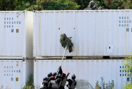 East Timors National Police Officers Perform Editorial Stock Photo ...