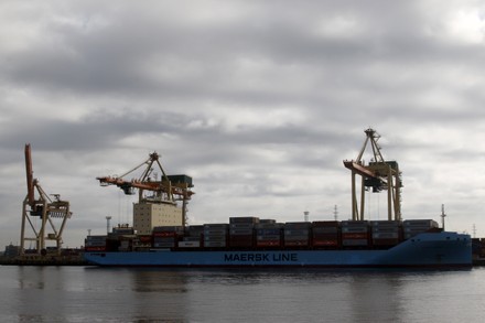 Container Ship Vilnia Maersk Maersk Line Editorial Stock Photo - Stock Image | Shutterstock