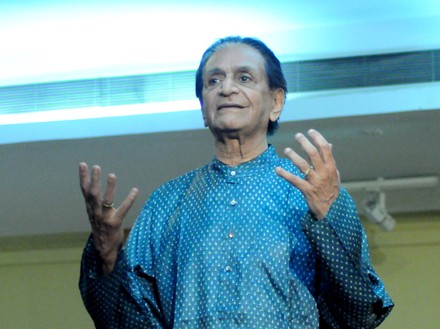 Bharatnatyam Maestro Prof Cv Chandrashekhar Showing Editorial Stock ...