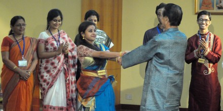Bharatnatyam Maestro Prof Cv Chandrashekhar Showing Editorial Stock ...