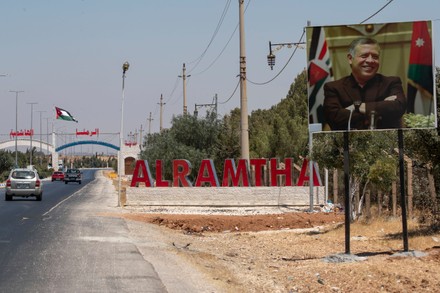 Poster Depicting King Abdullah Ii Jordan Editorial Stock Photo - Stock ...