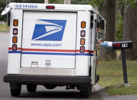 United States Postal Service Mail Carrier Editorial Stock Photo - Stock ...