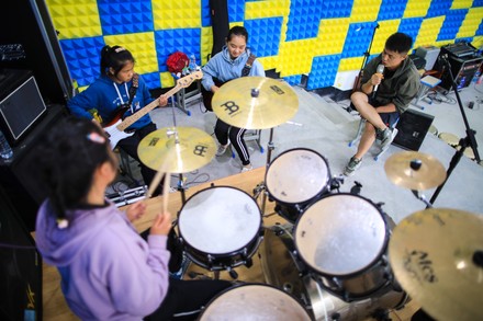 Members Student Band Encounter Their Instructor Editorial Stock Photo ...