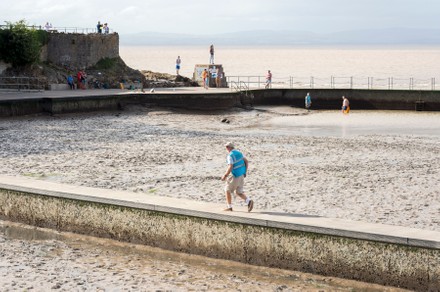 Clevedon Uk Clevedon Marine Lake Drained Editorial Stock Photo - Stock ...