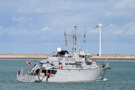 Departure Belgian Military Ship M917 Crocus Editorial Stock Photo ...