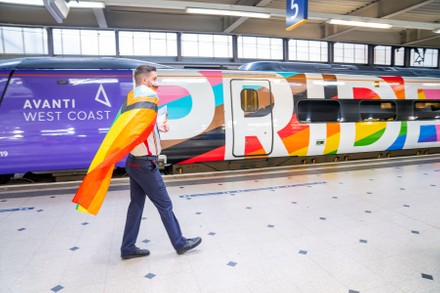 Britains First Fully Wrapped Pride Train Editorial Stock Photo - Stock ...