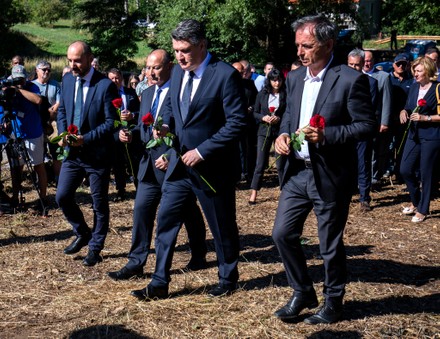 Commemoration of killed Serb civilians in Plavno village, near Knin ...