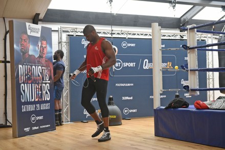 Daniel Dubois Media Day, Boxing, Marles Stud, Epping, Essex, UK - 25 ...