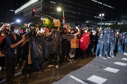 People Protest Anthony Mcclain Jacob Blake Editorial Stock Photo ...