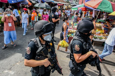 Members Special Weapons Tactics Philippine National - Foto de stock de ...