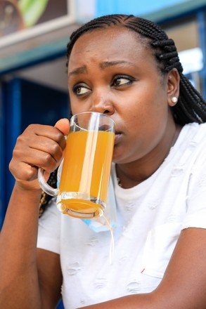Woman Drinks Popular Kenyan Drink Known Editorial Stock Photo - Stock ...