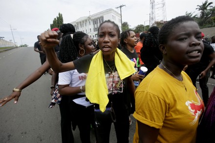 Liberians stage anti-rape protest in Monrovia, Liberia - 27 Aug 2020 ...