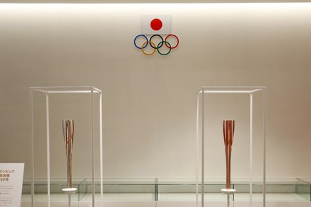 Torches Tokyo 2020 Olympic Paralympic Torch Editorial Stock Photo ...