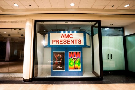 Signs Shuttered Amc Movie Theatre Inside Editorial Stock Photo - Stock ...