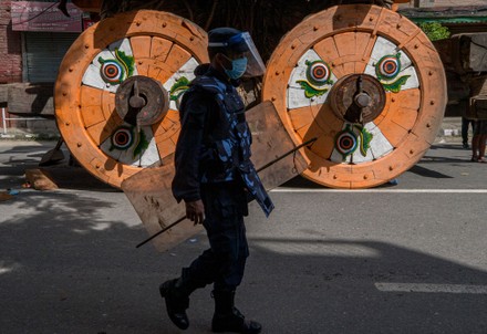 Nepalese Devotees Pushes Wheel Rato Machindranath Editorial Stock Photo ...