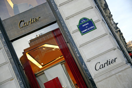 Cartier Shop Avenue Des Champs Elysees Editorial Stock Photo - Stock ...