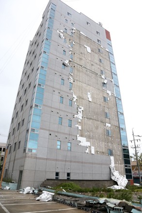 Sections Exterior Cladding Material On Building Editorial Stock Photo ...