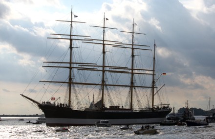 Sailing ship 'Peking' back in Hamburg, Germany - 07 Sep 2020 Stock ...