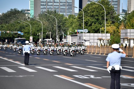 Motorcade Carrying Recipients Medal Republic National Editorial Stock ...