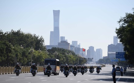 Motorcade Carrying Recipients Medal Republic National - Foto de stock ...