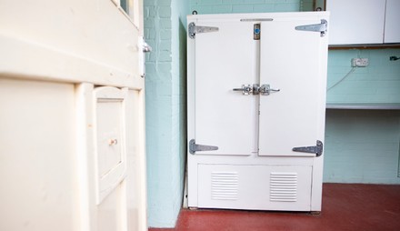 Vintage Fridge a Fridge That Left Editorial Stock Photo - Stock Image ...