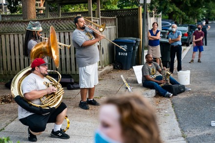 Pop-up concert in Washington, DC, USA - 08 Sep 2020 Stock Pictures ...