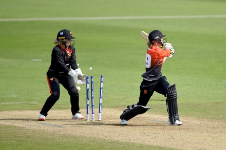 Carla Rudd Southern Vipers Bowled By Editorial Stock Photo - Stock ...
