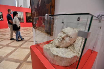 View Lenin Mask Among Exhibits During Editorial Stock Photo - Stock ...