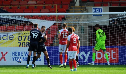 Harry Davis Morecambe Shown Yellow Card Editorial Stock Photo - Stock ...