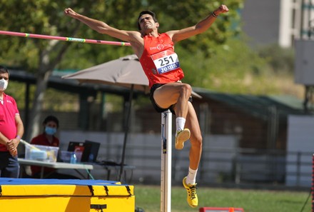 Guillermo Roldan Vergara Competes High Jump Editorial Stock Photo ...