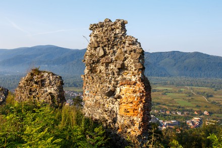 Khust Castle Lies Ruins Khust Zakarpattia Editorial Stock Photo - Stock ...