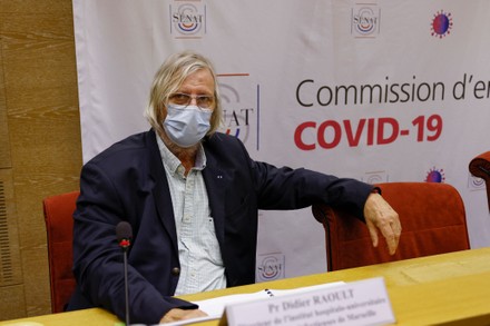 French Professor Didier Raoult Cl Poses Editorial Stock Photo - Stock ...
