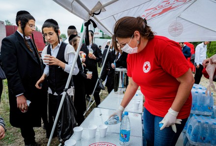 Belarusian Red Cross Activists Provide Watrt Editorial Stock Photo ...