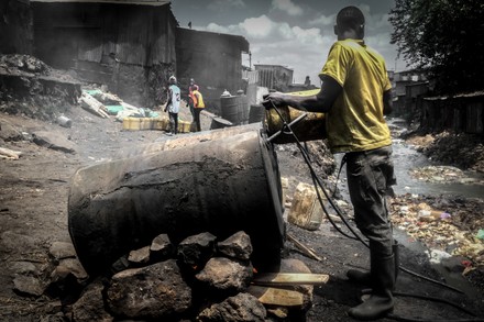 Illicit Brewing (Changaa) in Nairobi, Kenya - 16 Feb 2019 Stock ...