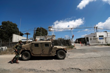 Israeli Military Vehicle Standing Next Undof Editorial Stock Photo ...