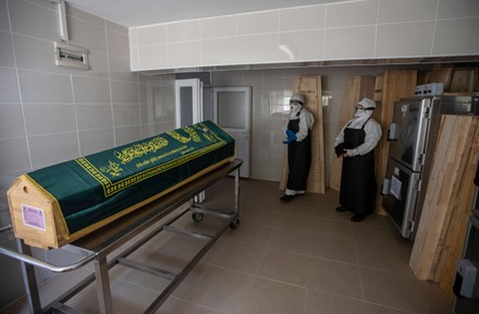 Morgue Workers Wear Personal Protective Equipment Editorial Stock Photo ...