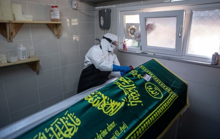 Morgue Workers Wear Personal Protective Equipment Editorial Stock Photo ...
