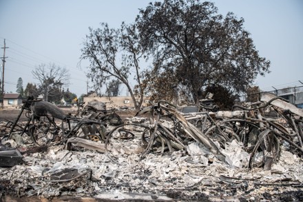 Almeda Fire Aftermath, Oregon, USA - 18 Sep 2020 Stock Pictures ...
