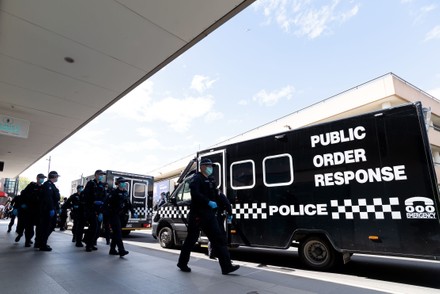 Public Order Response Units Seen Mobilising Editorial Stock Photo ...