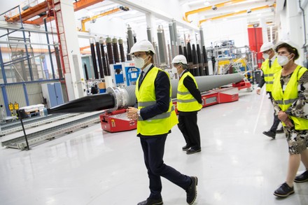 Prince Daniel visits the production line at Hitachi ABB Powergrids ...