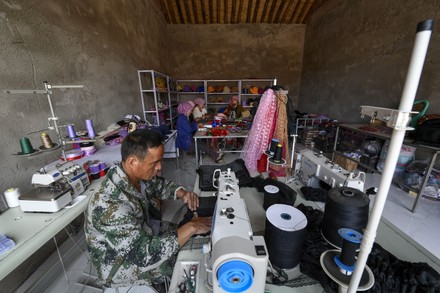 He Wenhuas Husband Ma Zhili Adjusts Editorial Stock Photo - Stock Image ...