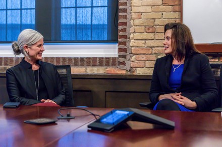 Michigan Governor Gretchen Whitmer Center Speaks Editorial Stock Photo ...
