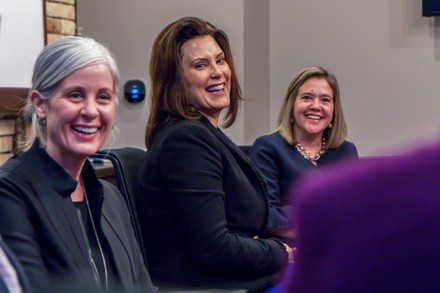 Michigan Governor Gretchen Whitmer Center Speaks Editorial Stock Photo ...
