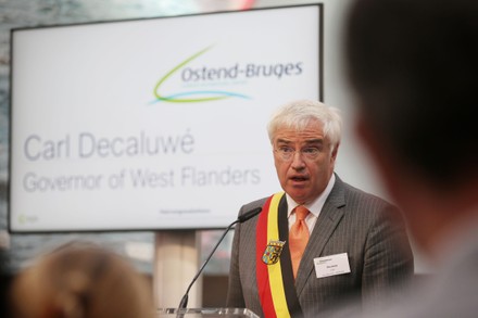 Carl Decaluwe Governor Belgian Province West Editorial Stock Photo ...