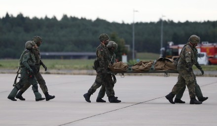 Paramedic Soldiers During Visit German Minister Editorial Stock Photo ...