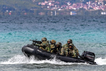 Members Macedonian Army Special Forces Attend Editorial Stock Photo ...