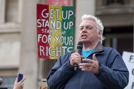 English Conspiracy Theorist David Icke Addresses Editorial Stock Photo ...