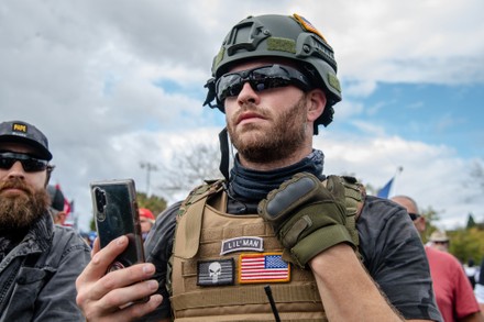 Proud Boys Gather Rally Delta Park Editorial Stock Photo - Stock Image ...