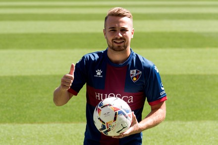 Spanish Left Winger Javier Ontiveros During Editorial Stock Photo ...